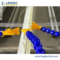 China PVC Single Screw Extruder Price Tag Strip Production Line 37KW 45KW Supermarket Shelf Label Making Machine for sale