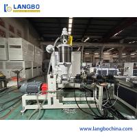 China PVC Single Screw Extruder Price Tag Strip Production Line 37KW 45KW Supermarket Shelf Label Making Machine for sale