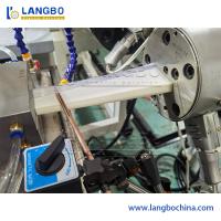 China Plastic PP/PE/LDPE PVC Profile Extruder Machine 180-600mm Width 22-55KW Motor for sale