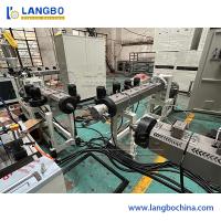 China Plastic Label Extrusion Machine 180-600mm Width Production Line with 22-55KW Motor for Supermarket Price Tags for sale