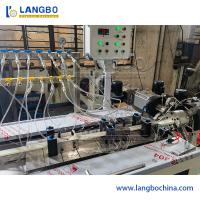 China PVC Price Tag Profile Extrusion Line 180mm to 600mm Width Twin Screw Extruder for sale
