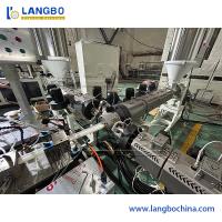 China PVC Profile Extrusion Machine for Supermarket Label Holders 180-600mm Width with 22-55KW Motor Power for sale