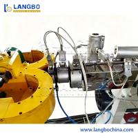 China PP PE HDPE PVC PA Plastic Single Double Wall Corrugated Pipe Extrusion Line 16-160mm for sale