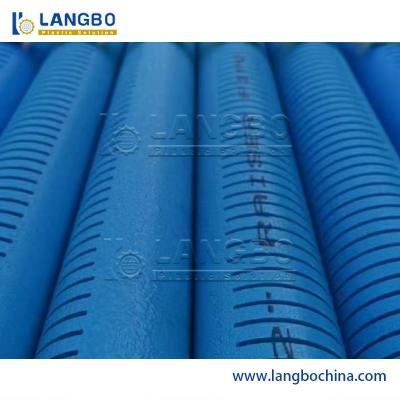China PE PVC Pipe Slotting Grooving Machine 110-160mm Automatic Plastic Pipe Perforator with PLC Control for sale