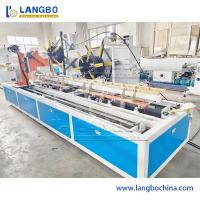 China Automatic High Speed Plastic PP PE PVC Pipe Slotting Grooving-Cutting Machine for sale