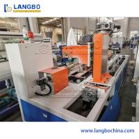China Fully Automatic PVC Pipe Production Machine with PVC Pipe Slotting Grooving Machine for sale