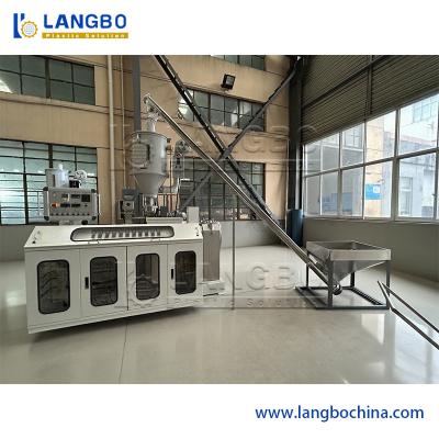 China WPC Architectural Profile Extrusion Line 240mm Product Size with 37kW Motor Power for PVC Manufacturing for sale
