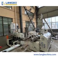 China 350KG/H PLC Control WPC Wall Panel Machine with 4.5-14m Calibration Tables and 220-500mm Haul-off Units for sale