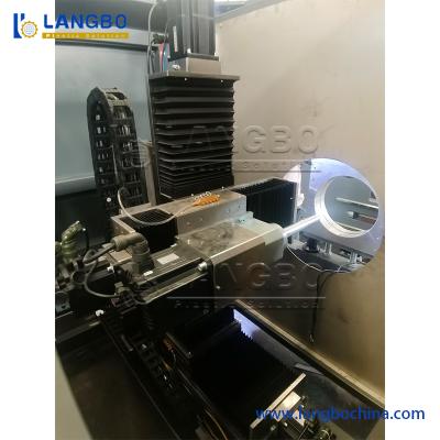 China CNC Pipe Threading Lathe with 16-630mm Pipe Diameter CNC/PLC Control System and Automatic Centering and Feeding for sale
