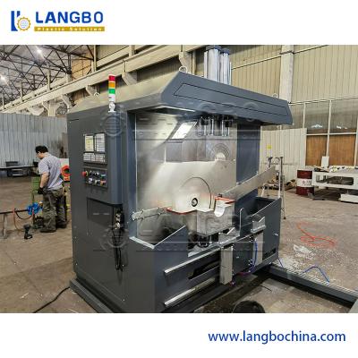 China PVC Pipe Threading Machine with 16-160 mm Pipe Diameter CNC/PLC Control System and Automatic Centering and Feeding for sale