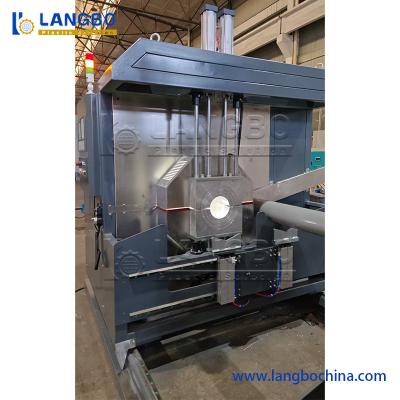 China CNC Plastic Pipe Thread Cutting Machine 16-160mm PVC PE PP Threading for sale