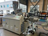 China 75-250mm Plastic CPVC PVC Double Pipe Electrical Conduit Tube Making Machine for sale