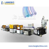 China PVC Fiber Braided Reinforced Pipe Extrusion Line 45-75mm Diameter 30-100kg/h Capacity for sale