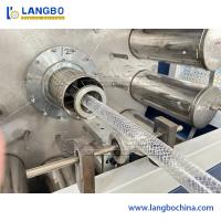 China PVC Fiber Reinforced Pipe Extrusion Line 6-50mm Garden Water Braided Hose Machine for sale