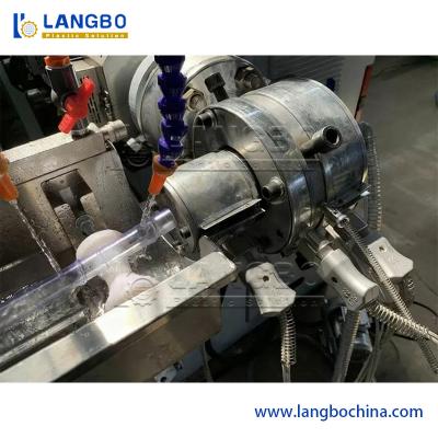 China PVC Fiber Reinforced Pipe Extrusion Machine 20-50mm Diameter 65kw Total Power for sale