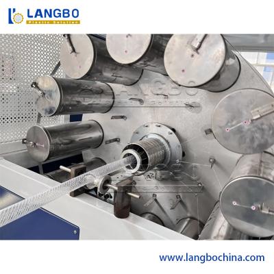 China PVC Garden Water Hose Machine Fiber Reinforced Pipe Extrusion Line 20-50mm 65kw for sale