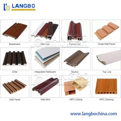 China PVC Skirting Board Extrusion Production Line 2mm Edge Banding Anti-Corrosion for sale