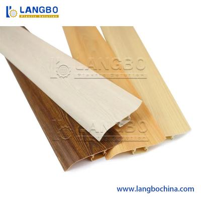 China Plastic UPVC PVC WPC Wall Panel Decking Flooring Skirting Board Window Ceiling Door Gutter Profile Extrusion Production Making Machine for sale