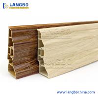 China PVC Skirting Board Production Line 180mm to 600mm Width Conical Twin Screw Extruder for sale
