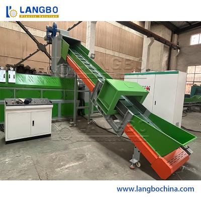 China Plastic Recycling Washing Crushing Granulating Pelletizing Production Line for sale
