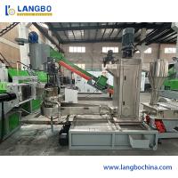 China PVC Waste Plastic Pelletizing Machine Conical Twin Screw Extruder 45-92mm 70-800kg/h for sale
