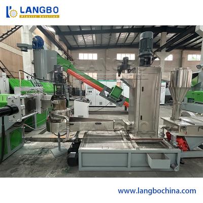 China PVC Waste Plastic Pelletizing Machine Conical Twin Screw Extruder 45-92mm 70-800kg/h for sale