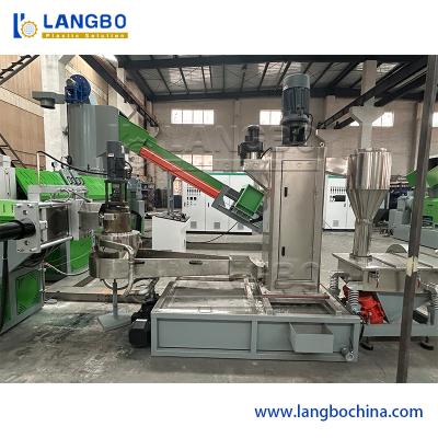 China PP PE Plastic Recycling and Granulating Pelletizing Granulator Price Machine for sale