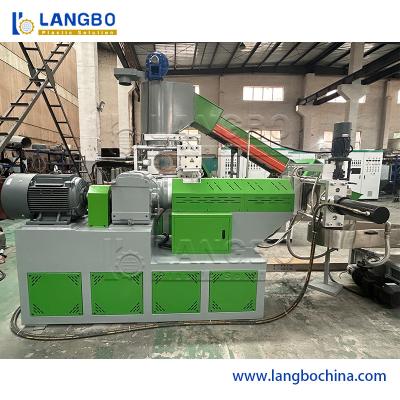 China Recycle PP PE PVC Resin Pellet Graulator Granulating Extruder Making Machine for sale