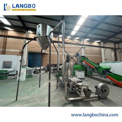 China PP PE Pelletizing Machine Plastic Recycling Granulating Line 100-1000 kg/h Output for sale