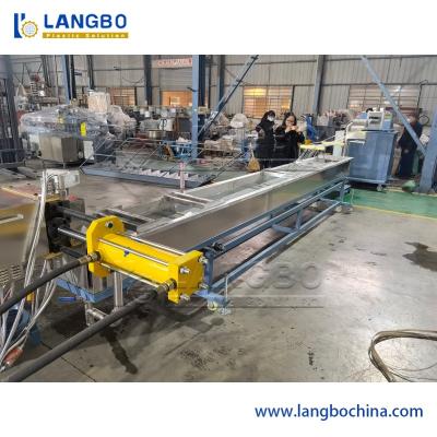 China PP PE Film Crushing Washing Granulating Line 100-1000 kg/h Twin Screw Extruder for sale