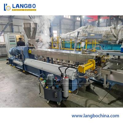 China 150kg/H Semi-Automatic Plastic Pelletizing Machine with Top Feeding for PP, PE, PS, ABS Recycling for sale