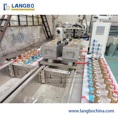 China PVC Cable Trunk Extrusion Machine 55/110 Conical Twin Screw 1180mm Profile 22KW for sale