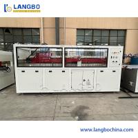 China PVC Profile Extrusion Production Line 22-55KW Conical Twin Screw Extruder 180-600mm Width for sale