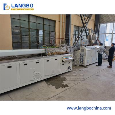 China PVC PP PE ABS L Shape Plastic Profile Making Extrusion Machine Production Line with Different Shape Mold for sale