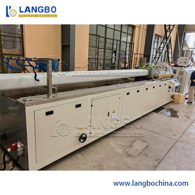 China PVC Profile Extrusion Production Line 22-55KW Twin Screw Extruder 180-600mm Width for sale