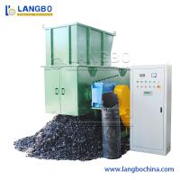 China HDPE Pipe Single Shaft Shredder 300-1000kg/hr Plastic Waste Recycling Machine for sale