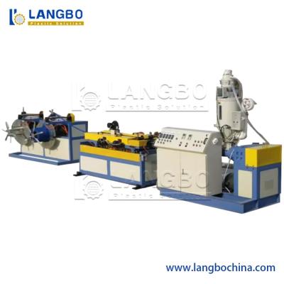 China High Speed PE/PVC/PP Single Wall Corrugated Pipe Extrusion Making Machine Line for sale