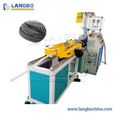 China PP PE HDPE PVC PA Pipe Extrusion Line 16-160mm Single Wall Corrugated Plastic Pipe Production Machine for sale