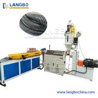 China 16-50mm Corrugated Pipe Extrusion Line With Wire Inset Device for sale