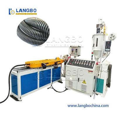 China Single Wall Corrugated Pipe Extrusion Line for PE PP PVC 16-160mm Diameter for sale