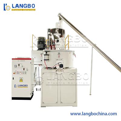 China PVC Powder Mixing Machine Hot Cold Mixer 100L to 4500L Capacity High Speed Plastic Blender for sale
