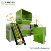 China Single Shaft Plastic Shredder 300-1000kg/hr for PVC PE PP PET Film Bag Bottle Scrap Crushing for sale