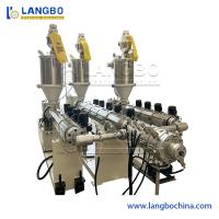 China Full Automatic PPR Pipe Making Machine with 3 Layer Co-Extrusion and 50-300 kg/h Capacity for sale