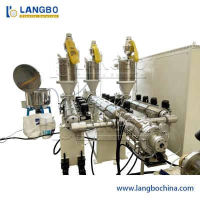 China High Speed Plastic Profile PPR Water Drainage Pipe Making Extrusion Single Screw for sale