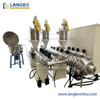 China PPR Drip Irrigation Hose Extrusion Line 8m Cooling Tank Single Screw Extruder for sale