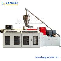China Double Strands PVC Pipe Extrusion Machine 16-50mm Diameter with 22-37KW Motor Power for sale