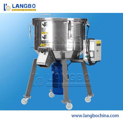 China Plastic Color Vertical Mixer 50-200kg with Vacuum Conveyor 380V 50Hz for sale