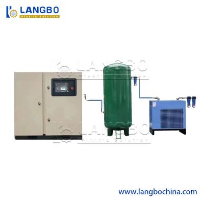 China Industrial Oil-Free Permanent Magnet Variable Frequency Screw Air Compressor 0.8-6.0 m³/min 7.5-75 kW for sale