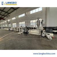 China PVC Plastic Double Pipe Extrusion Line with Conical Twin Screw Extruder, 16-800mm Diameter Range, 45-305kW Power for sale