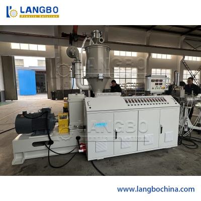 China Conical PPR Pipe Extrusion Line Twin Screw 55-110mm with Online Weight Metering ±0.3% Control for sale